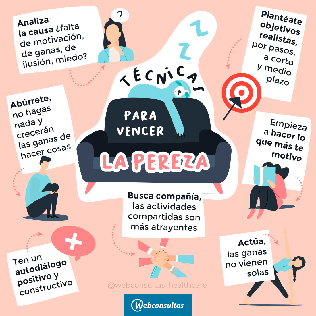 Técnicas para superar la pereza y ser más activo - PSICOLOGÍAVITAE