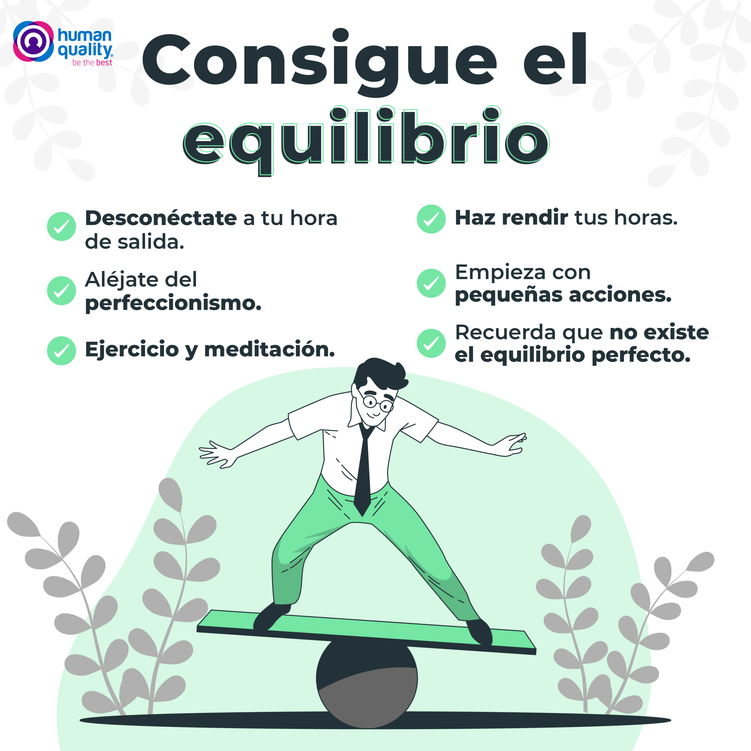 Equilibrio perfecto entre vida laboral y personal - PSICOLOGÍAVITAE