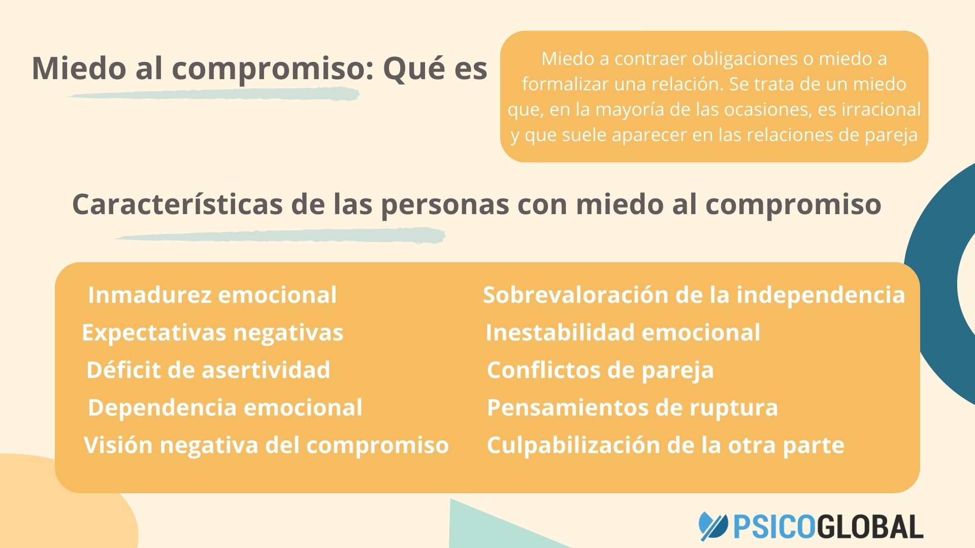 Funcionamiento del miedo al compromiso en las relaciones - PSICOLOGÍAVITAE